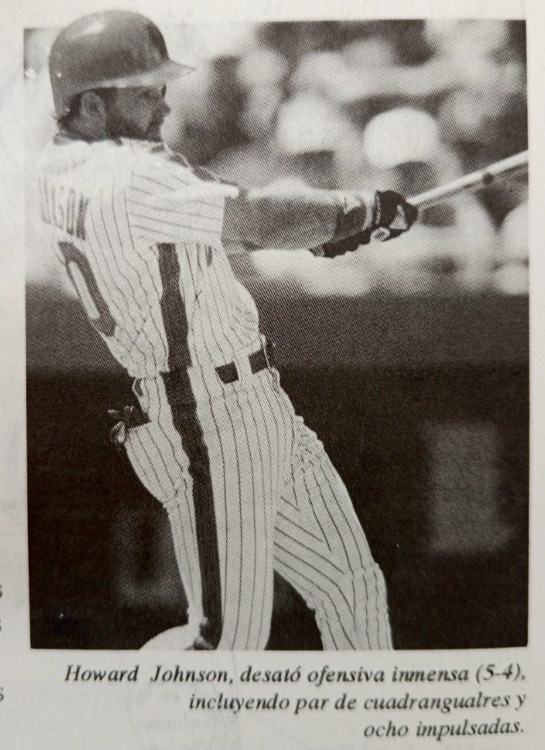 EL DIA QUE HOWARD JOHNSON IMPULSÓ 8 CARRERAS EN LA SERIE DEL CARIBE ...